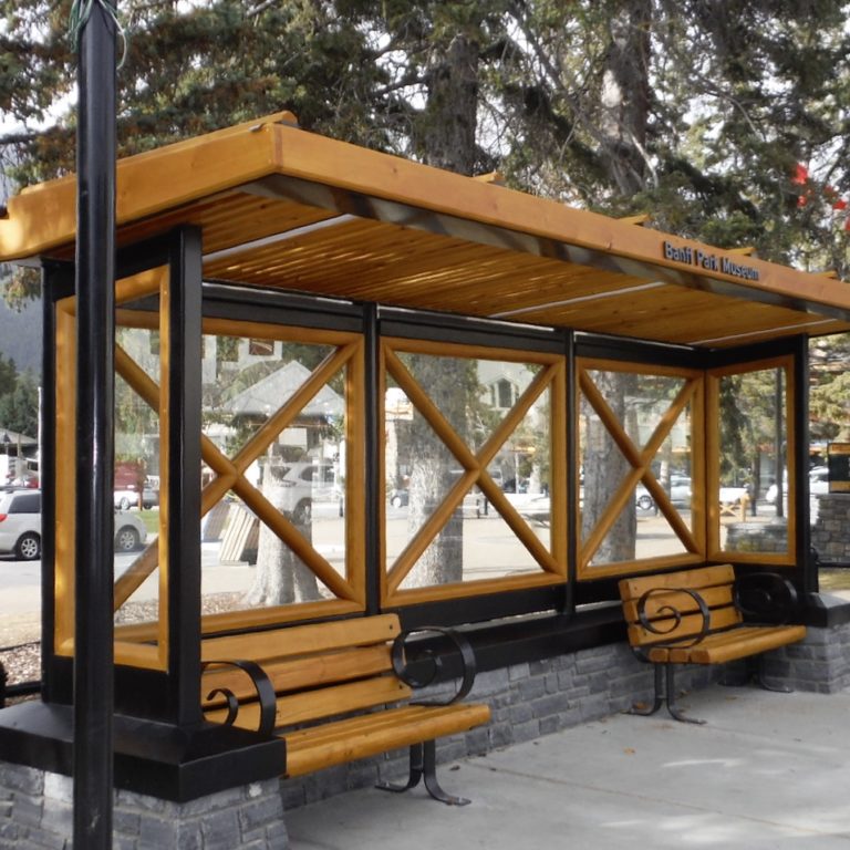 Banff Transit Shelter | Monarch Transit Structures & Outdoor Furniture
